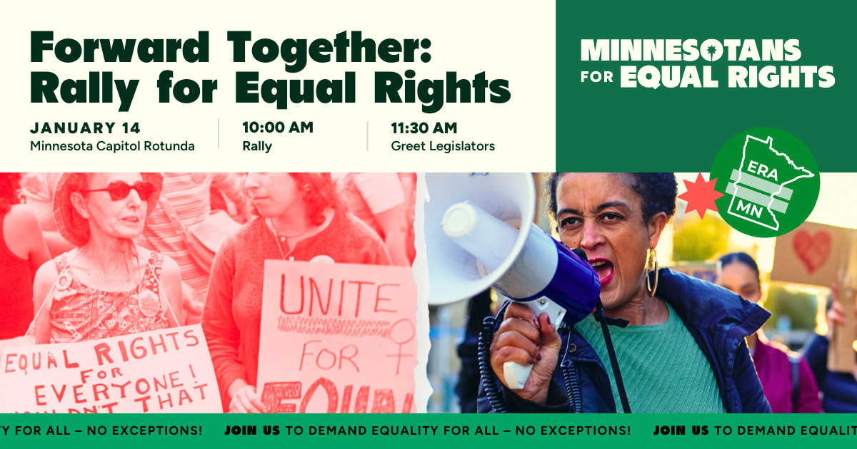 Forward Together: Rally for Equal Rights - Gender Justice Action
